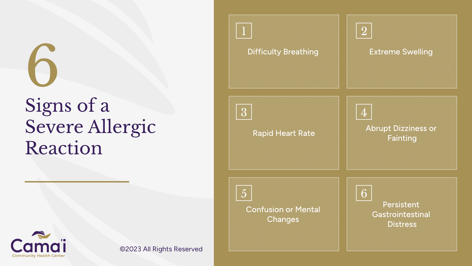 Learn When to Go to the ER for Allergic Reactions | Cama’i