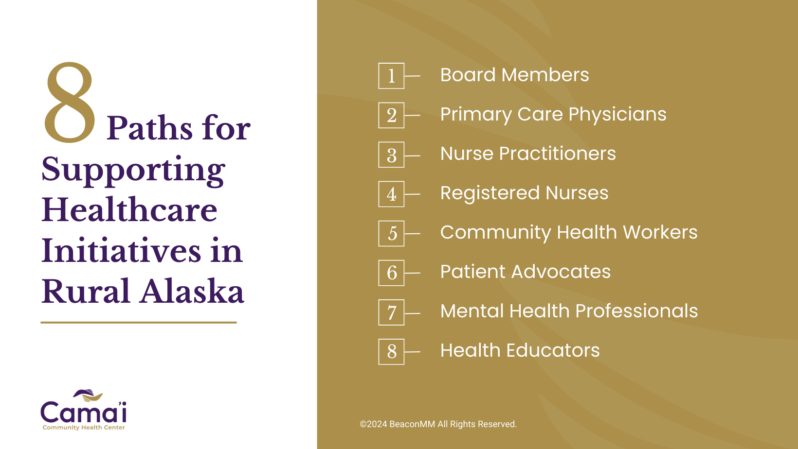 Support & Explore Rural Alaskan Healthcare Careers | Cama'i CHC